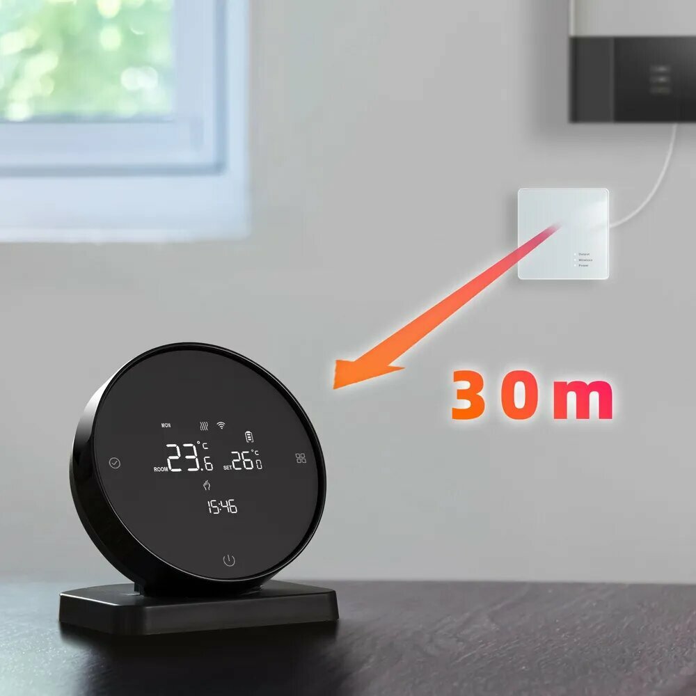 Термостат Beok BOT-R7B-X-WIFI Tuya, Wi-Fi, для газового котла