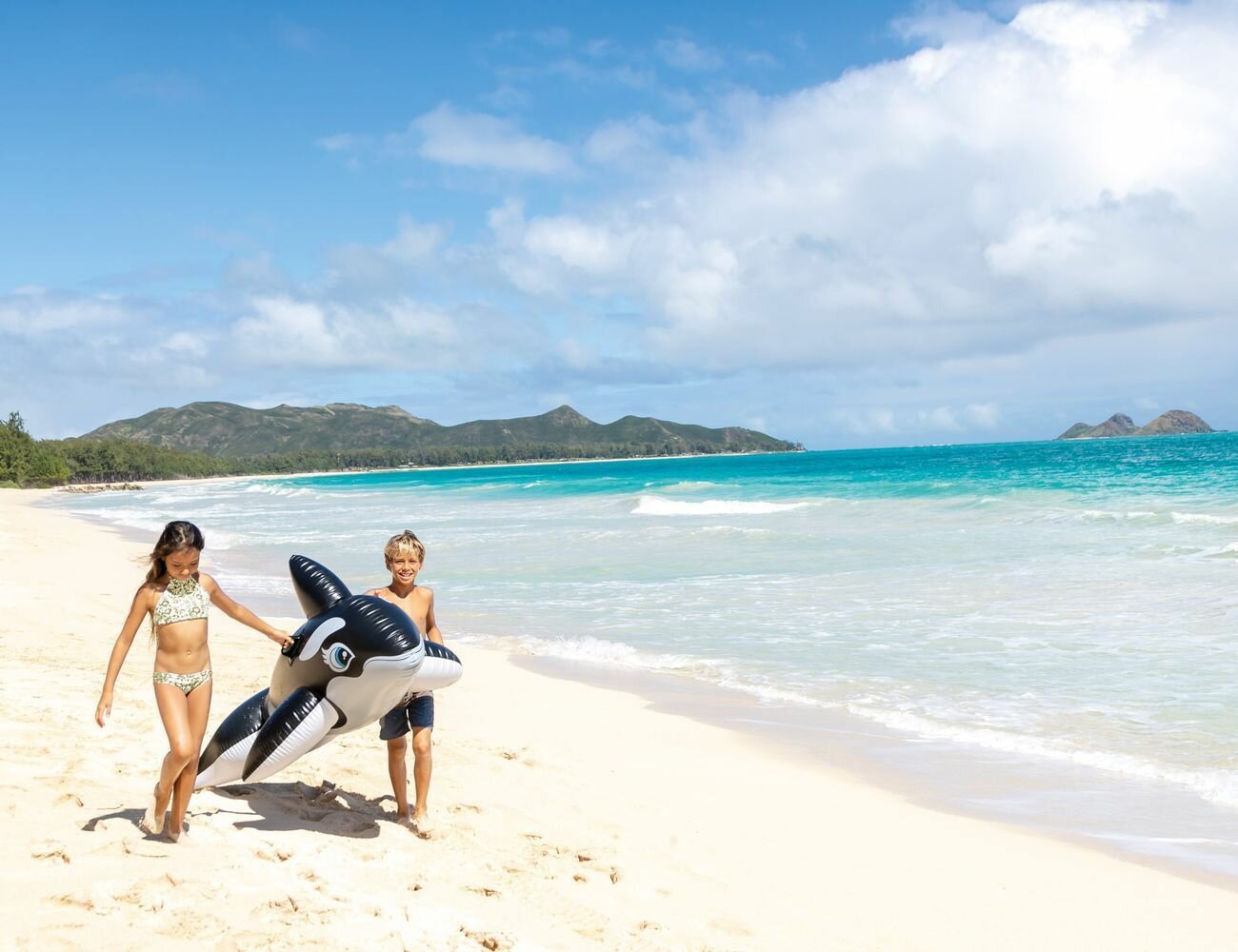 Надувная игрушка INTEX Кит, 188х122 см от 3лет, 58561