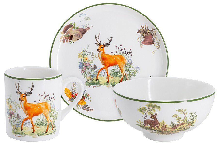 Набор из 6-ти предметов Олени (Бренд Imari, страна Китай)