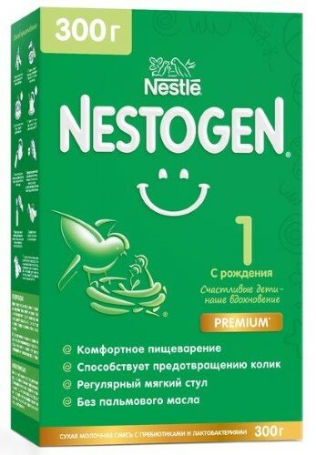 Nestogen 1 смесь детская сухая молочная с омега-3 пнжк и лактобактериями 300 гр