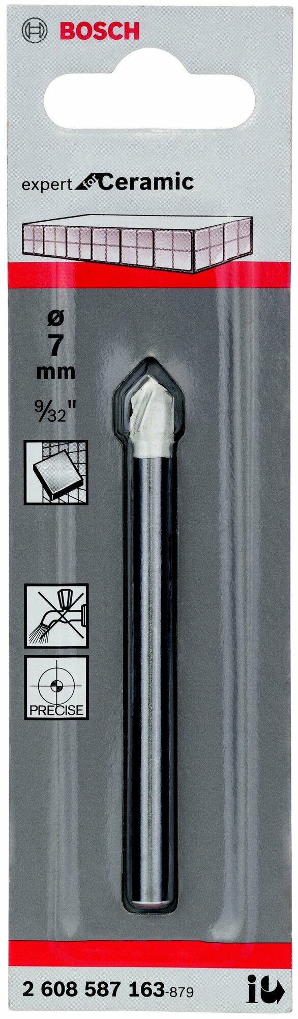 Сверло Bosch Cyl-9 Ceramic 7х80мм 2608587163