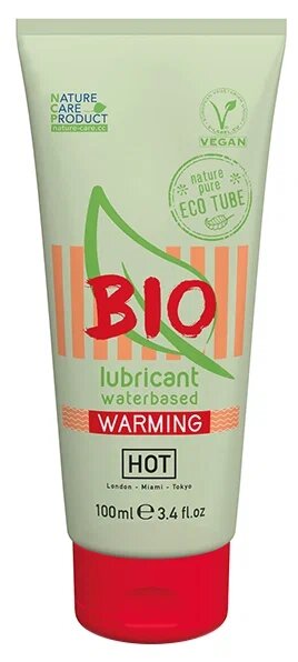 Гель-смазка HOT Bio "Warming Glide", на водной основе, 100мл, гипоаллергенный