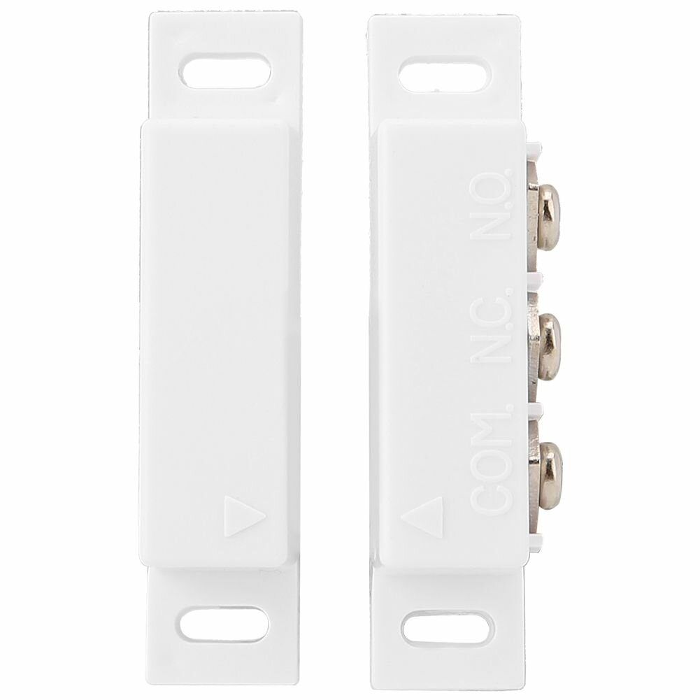 Проводной магнитный датчик для двери и окна, сигнализация против взлома, белый