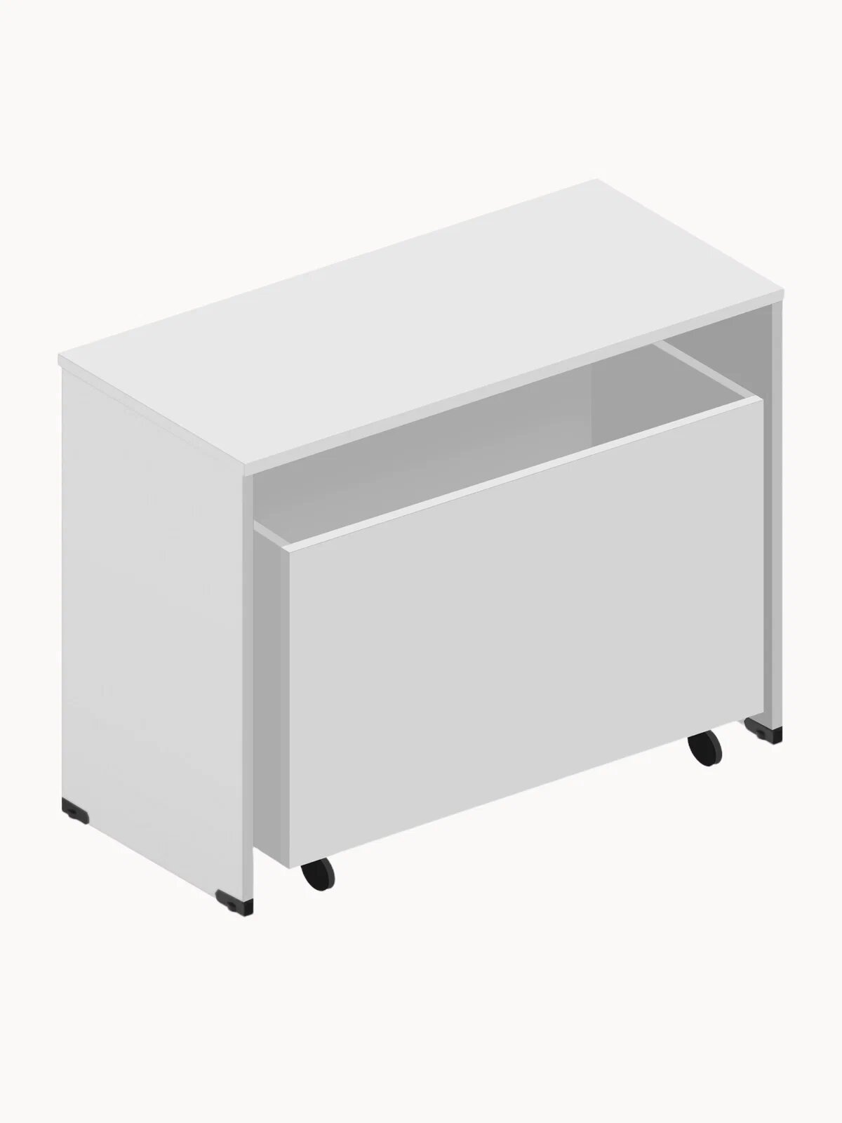 Стол для распаковки "Ян", белый, 100x60x80 см, Акро Групп