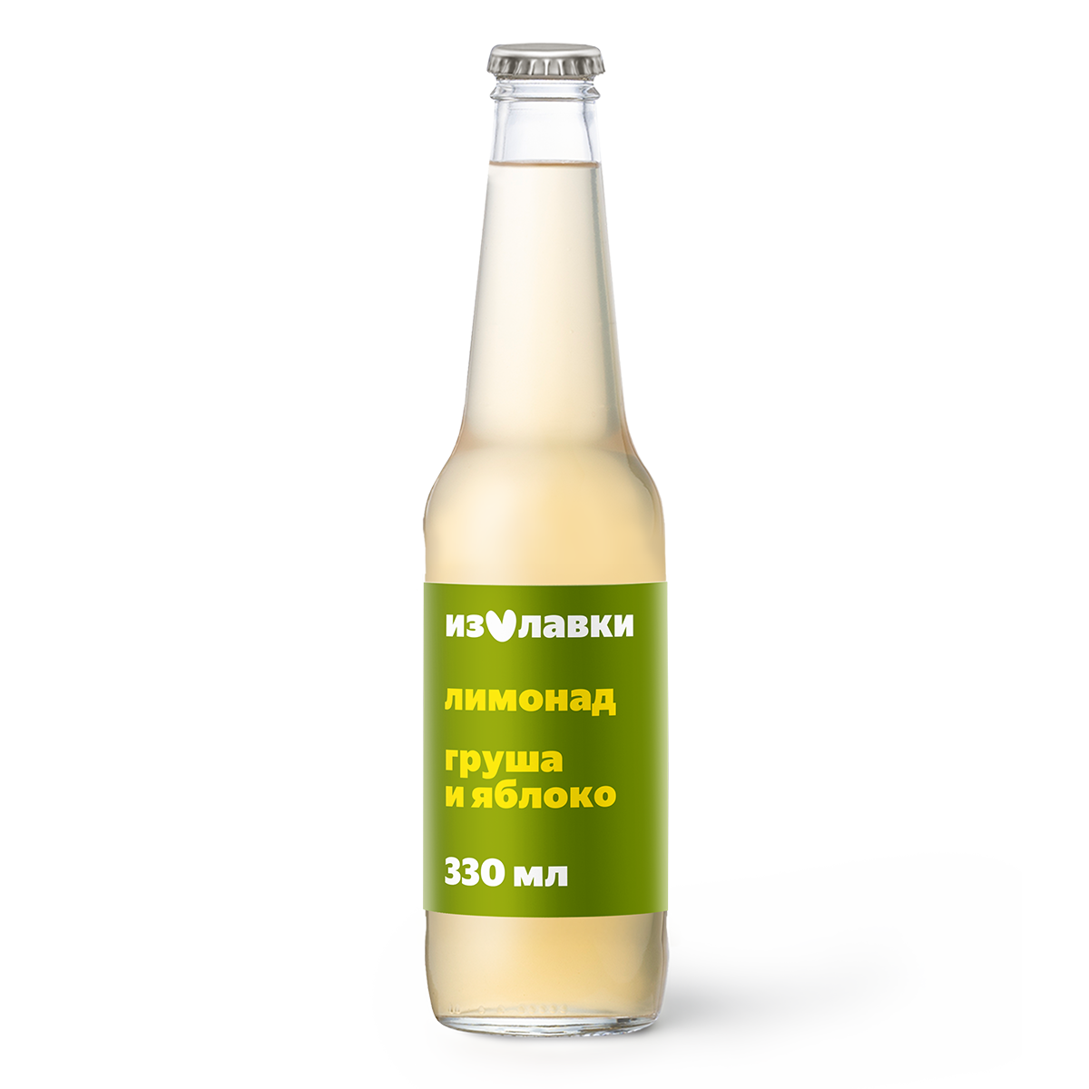 Лимонад "Из Лавки", с соком груши и яблока, без сахара, 0,33 л