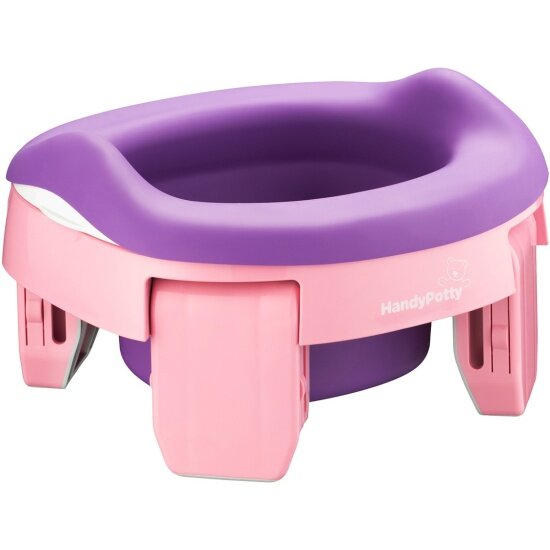 Дорожный горшок Handypotty HP-255E с универсальной вкладкой, фиолетовый