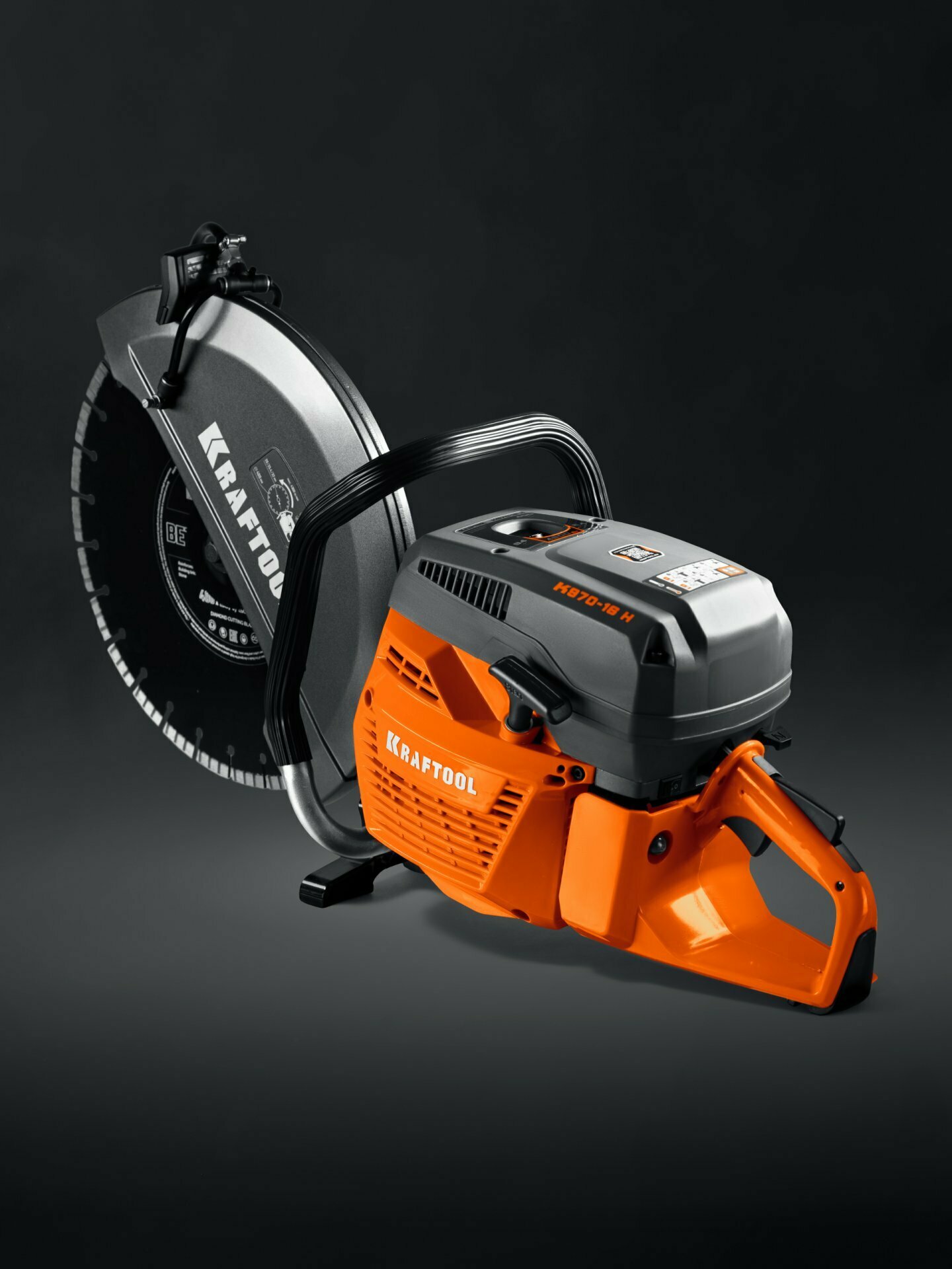 KRAFTOOL 4800 Вт, 400 мм, диск в комплекте, бензорез по бетону (бетонорез) (K970-16 H)