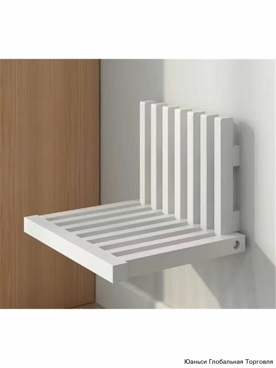 WiСкладной настенный столик из массива дерева прикроватная полка-трансформер