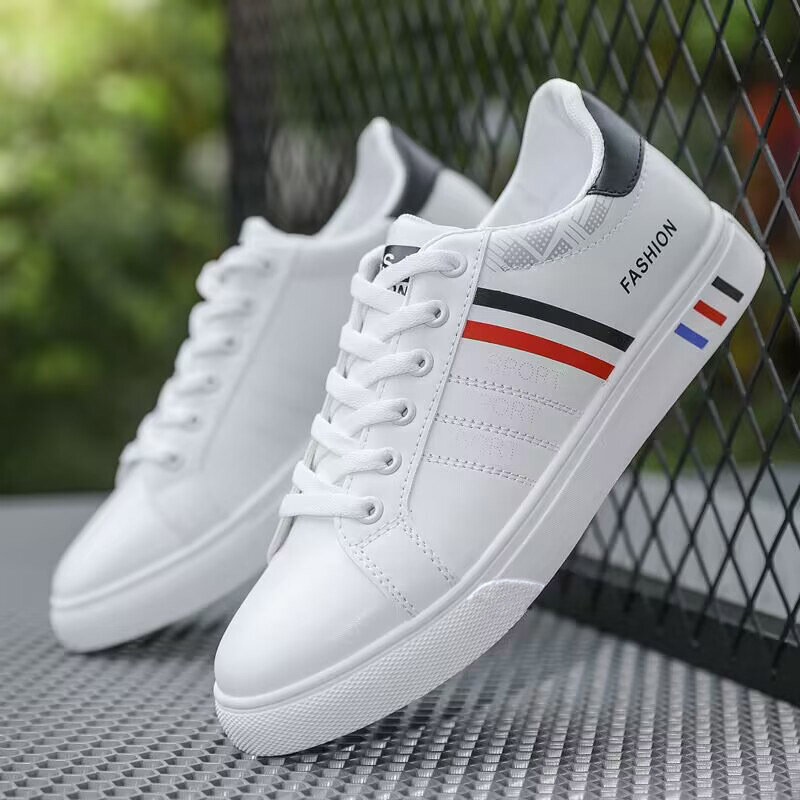 Мужская летняя обувь 2025 года. Белые кроссовки. Студенческие кеды на плоской подошве. Мужская спортивная повседневная обувь. Размеры 39-48.