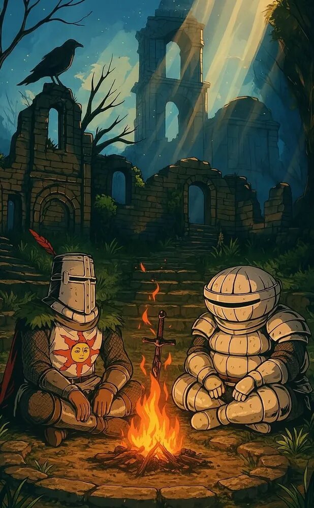Алмазная Мозаика "Dark Souls III Классическая Игра" 50x70 См Алмазная Вышивка / Картина Стразами Подарков / Украшения