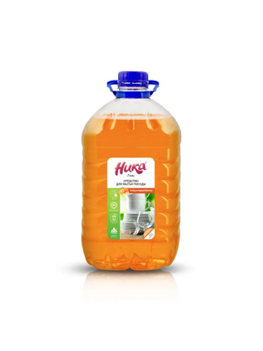 «Ника Гель», средство концентрированное для мытья посуды, 5л