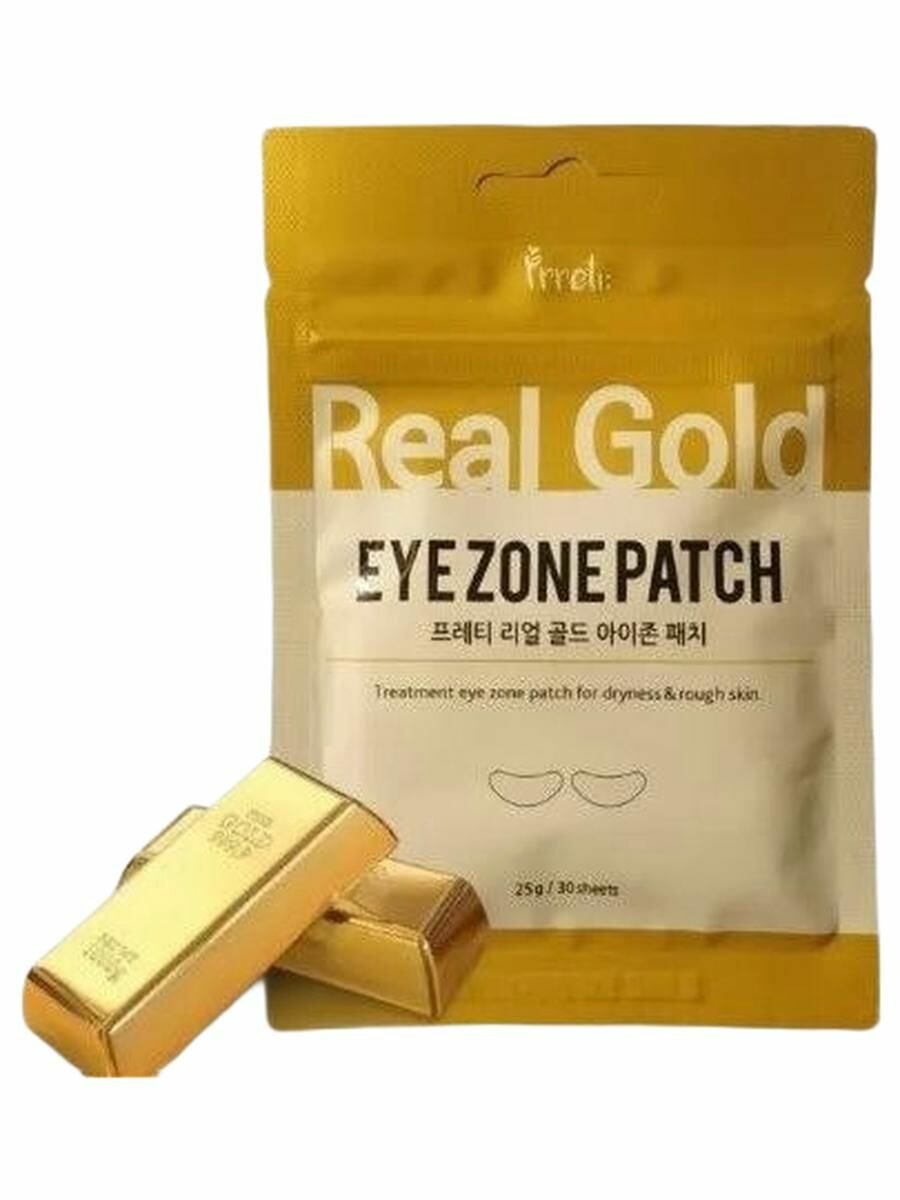 Антивозрастные патчи Real Gold Eye Zone Patch Prreti, для всех типов кожи, 30 шт.