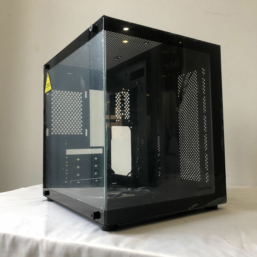 Корпус для компьютера MINI Host MATX, настольный, для сборки DIY, игровой, с прозрачной боковой панелью, корпус для киберспорта с водяным охлаждением