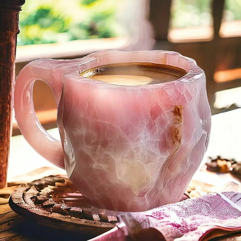 Кофейная чашка из минеральной смолы, высокая эстетика, креативная, цветная, минеральная кофейная чашка, домашняя чайная чашка, водяная чашка