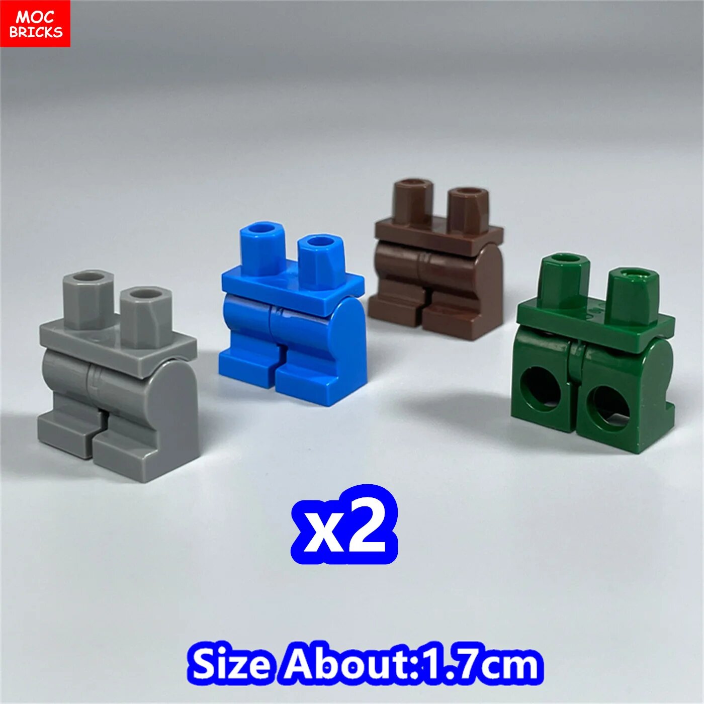 MOC BRICKS брюки для фигурок, Цвет NO.27, 17мм