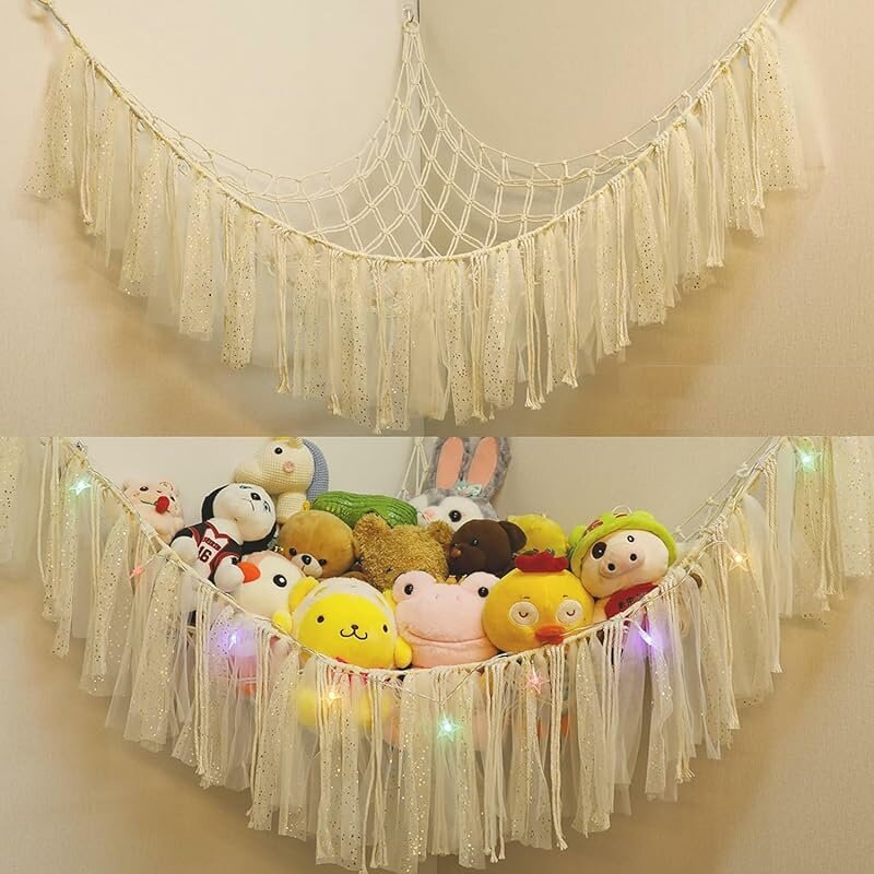 Мягкие игрушки сетка или гамак с LED-подсветкой