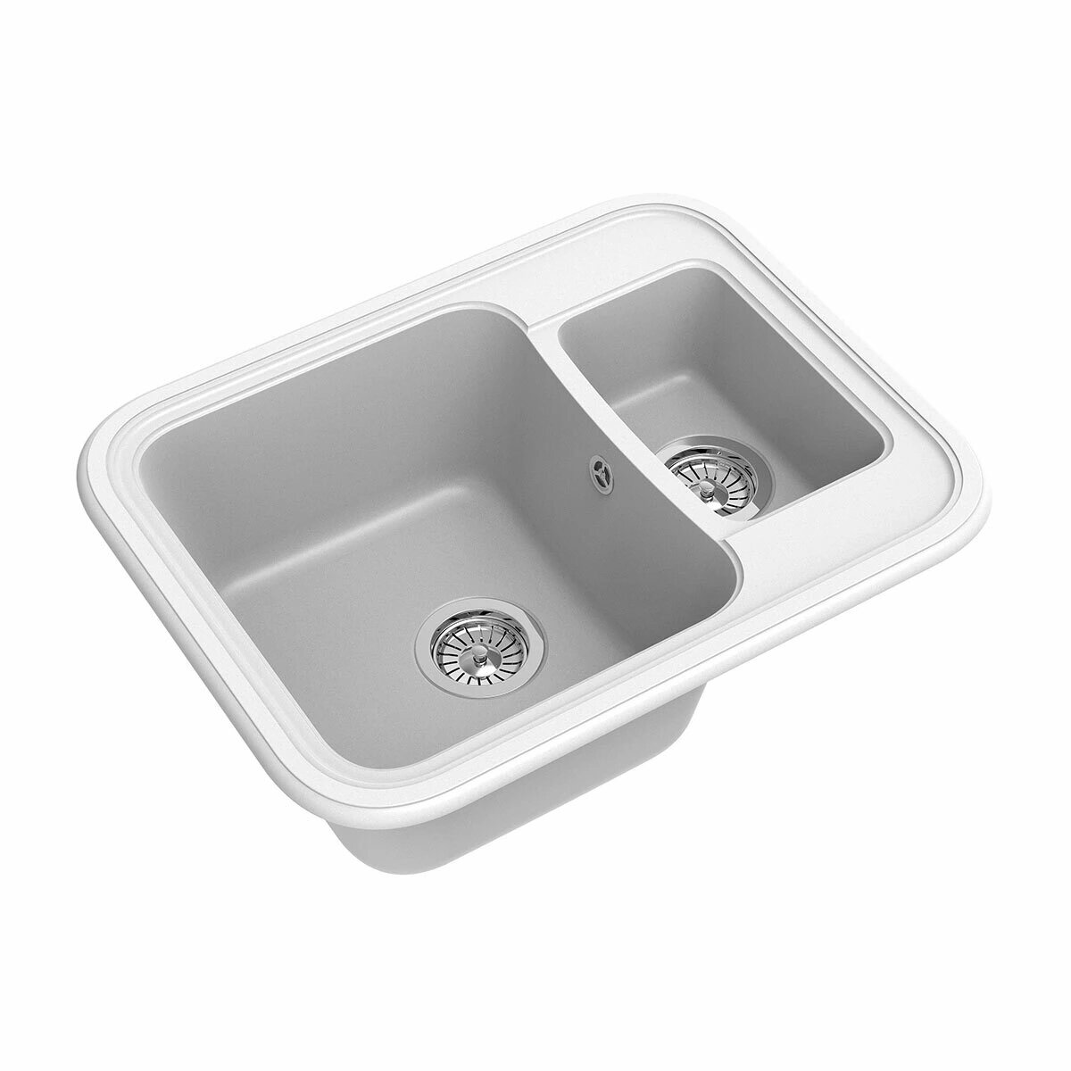 Мойка кухонная Ewigstein Antik 60К 1,5 -чаши 660*510 EW-A-60К иней