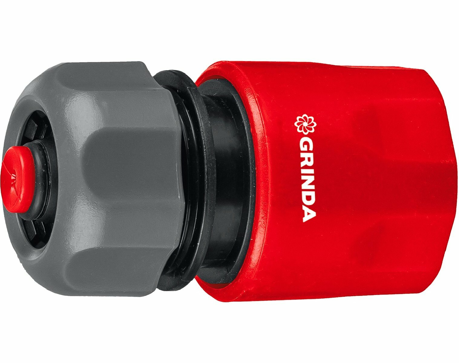 Быстросъёмный соединитель GRINDA GC-34A для шланга, 3/4", с автостопом (8-426330_z01)