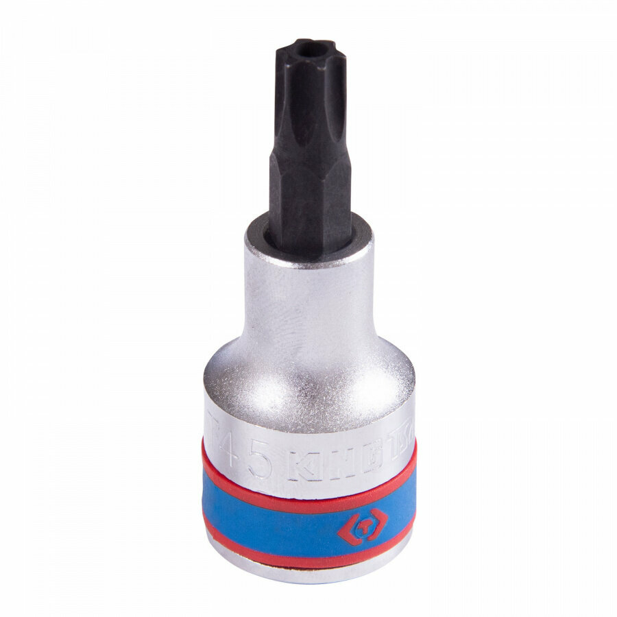 Насадка (бита) торцевая 1/2", Torx, T45, L = 60 мм, с отверстием KING TONY 402745