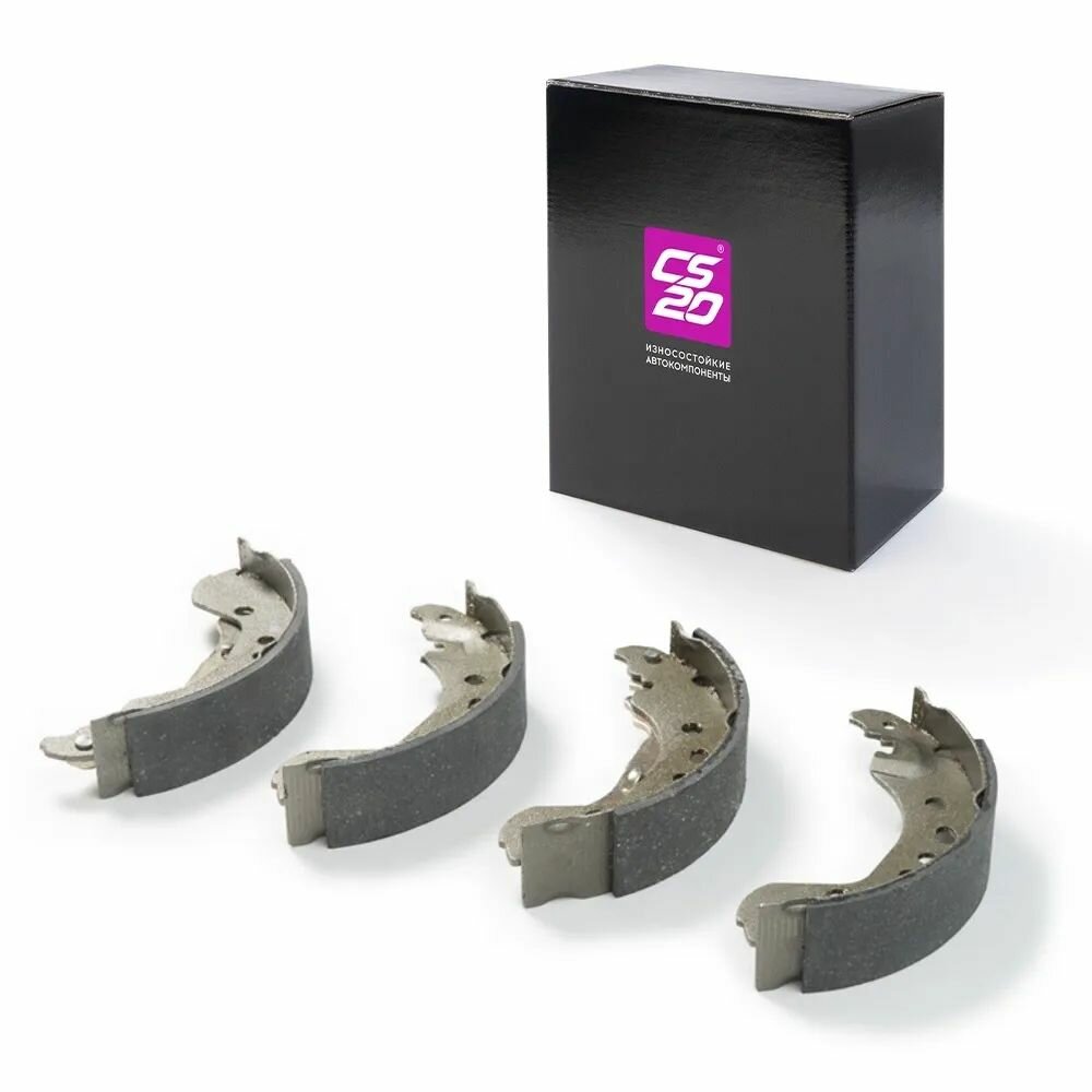 Колодки тормозные задние для LADA Vesta, Nissan Micra, Note, Renault Clio комплект 4 шт. серии Original+ арт 14334