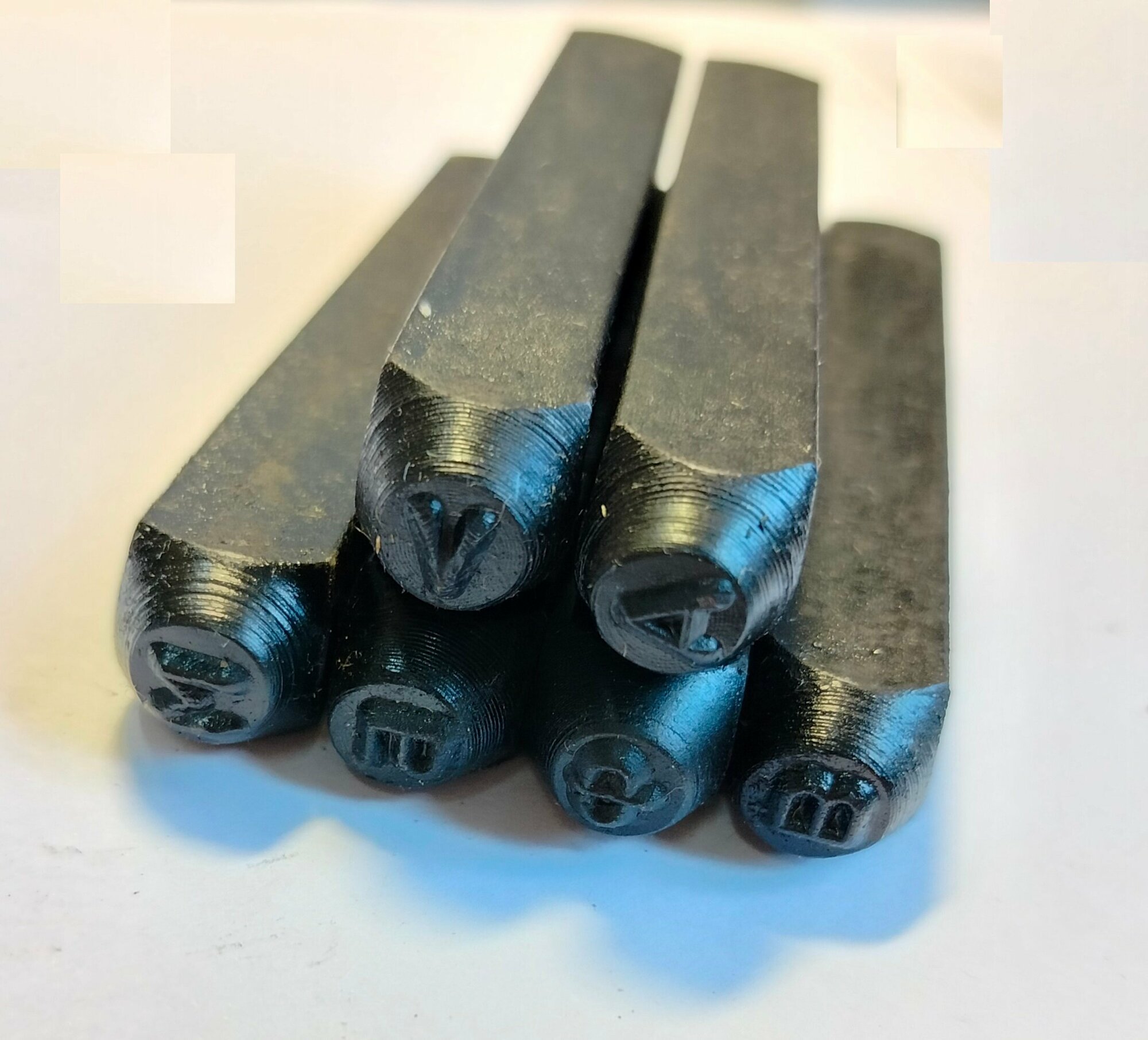 Клеймо стальное буква №5. 1 комплект -30 шт. Профиль стержня - квадрат. Станкоинструмент и оснастка. Могилев