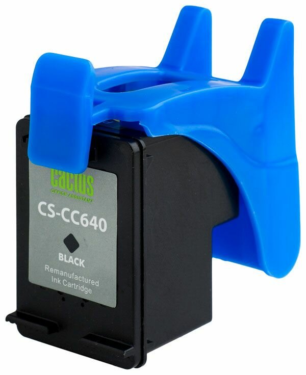 Картридж струйный CACTUS №121 черный, 6мл для HP DJ D1663 D2563 D2663 D5563 F2423 F2483 F2493 F4213 F4275 F4283 F4583 PS C4683 C4783 с чипом (CS-CC640)