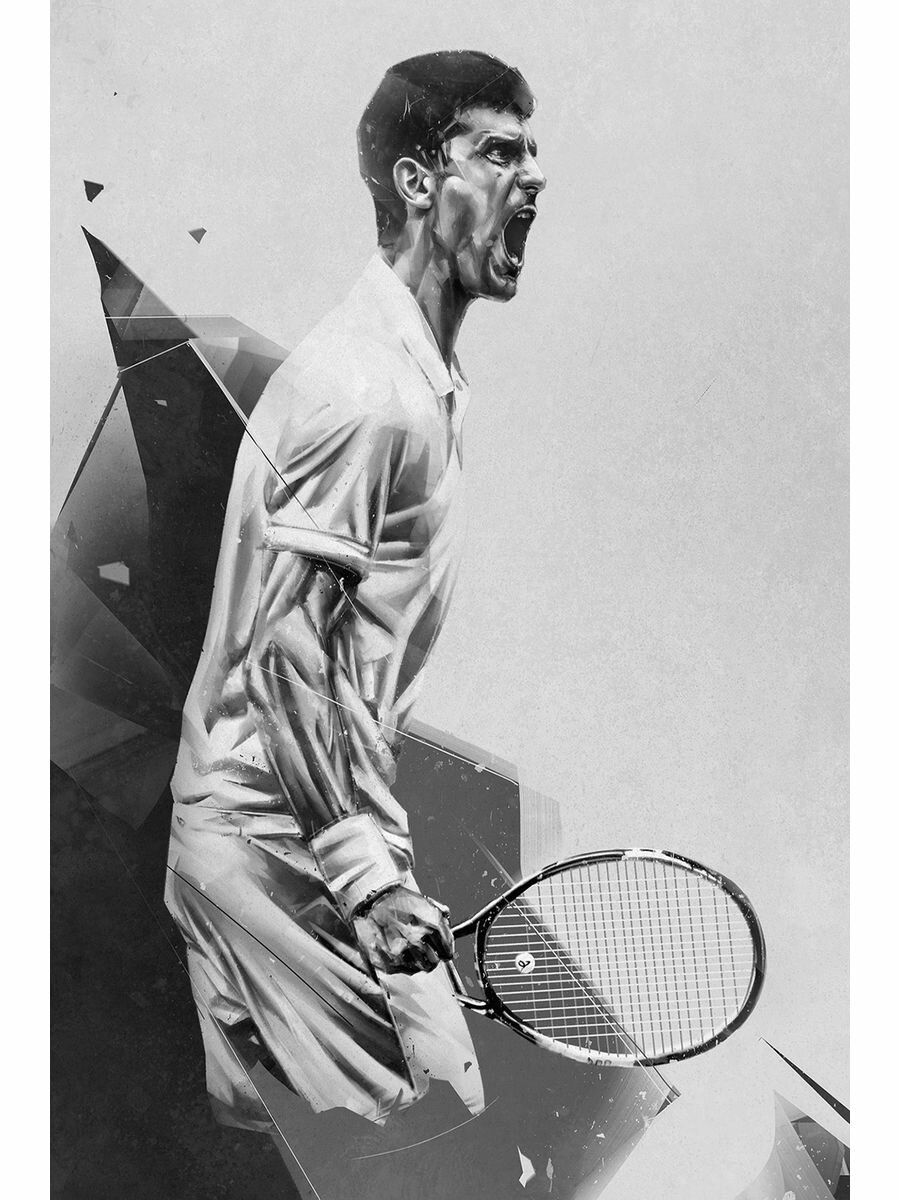 Постер "Спортивные эмоции. Новак Джокович"