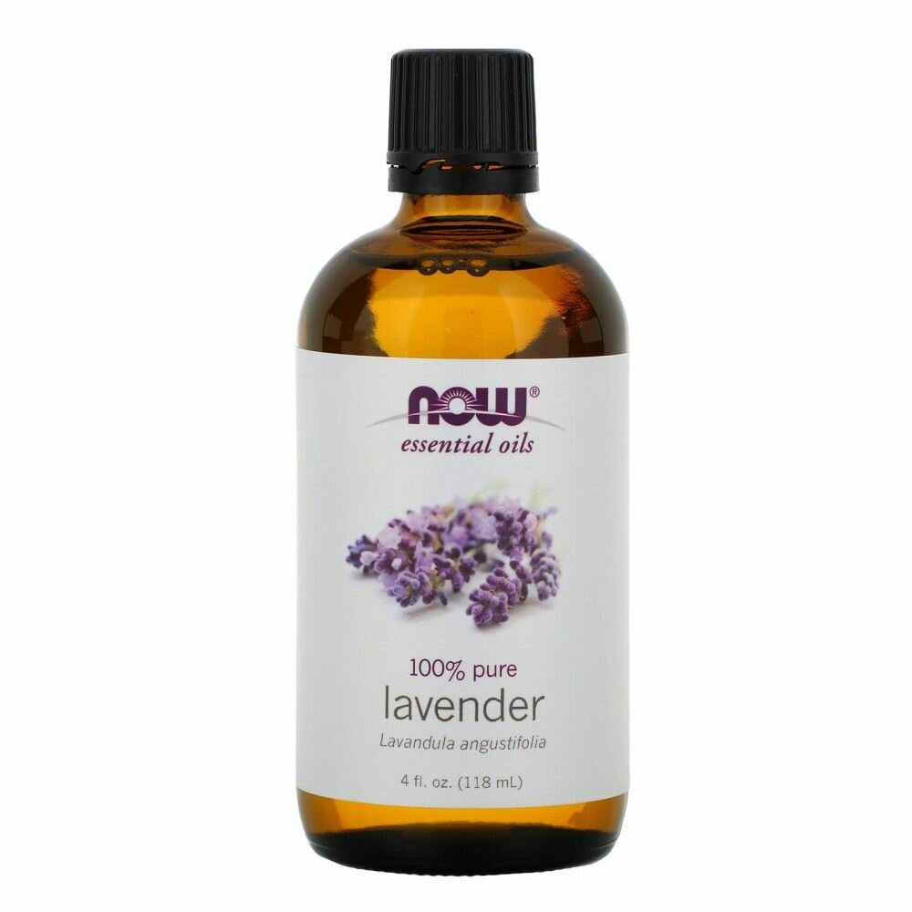 Now Foods, Lavender Oil, эфирное масло лаванды, 118 мл