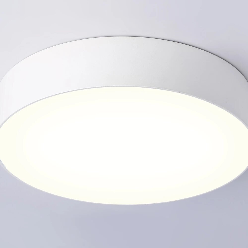 Потолочный светодиодный светильник FV5519 WH белый LED 26W 3000K D220*58 (Без ПДУ)
