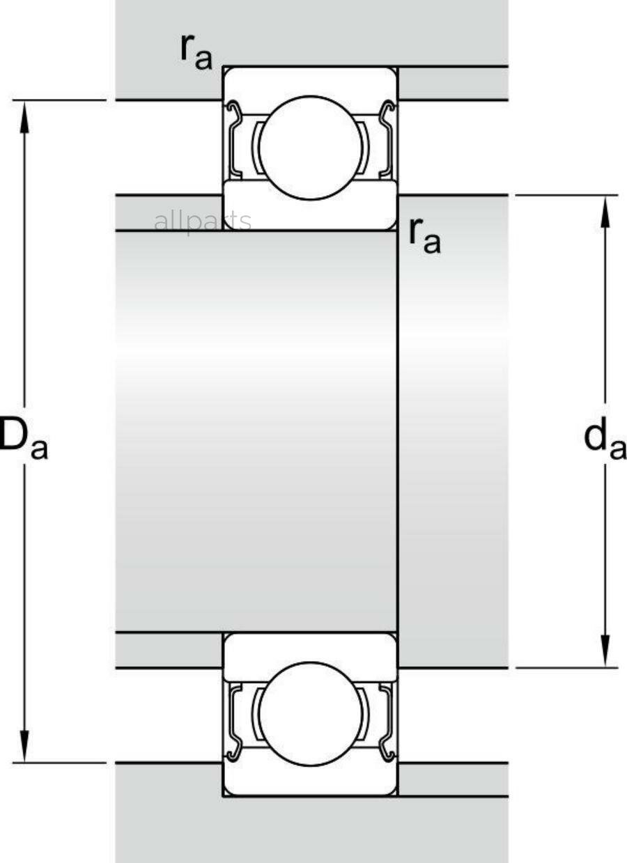 SKF 63022ZC3 Подшипник (42,00/ 15.00/ 13.00/ Шариковый)