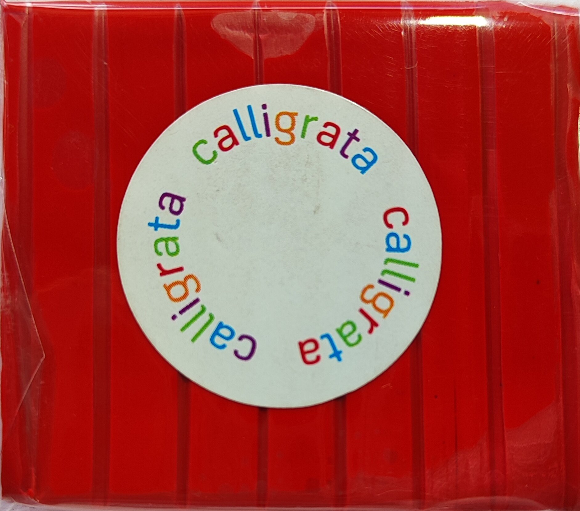 Полимерная глина Calligrate, 50гр, красный, запекаемый, для лепки