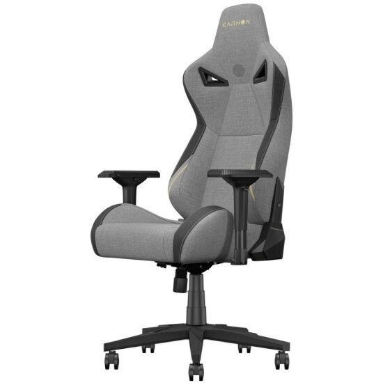 Кресло геймерское Karnox LEGEND Adjudicator - ткань, светло-серый