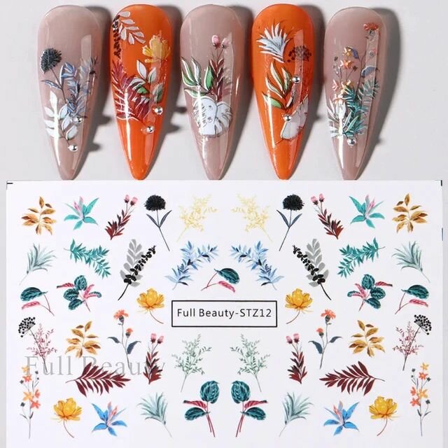 Наклейки, слайдеры для ногтей