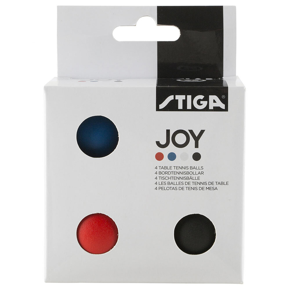 Мячи для настольного тенниса Stiga Joy, 1110-5240-04, диаметр 40+мм, упаковка 4 шт