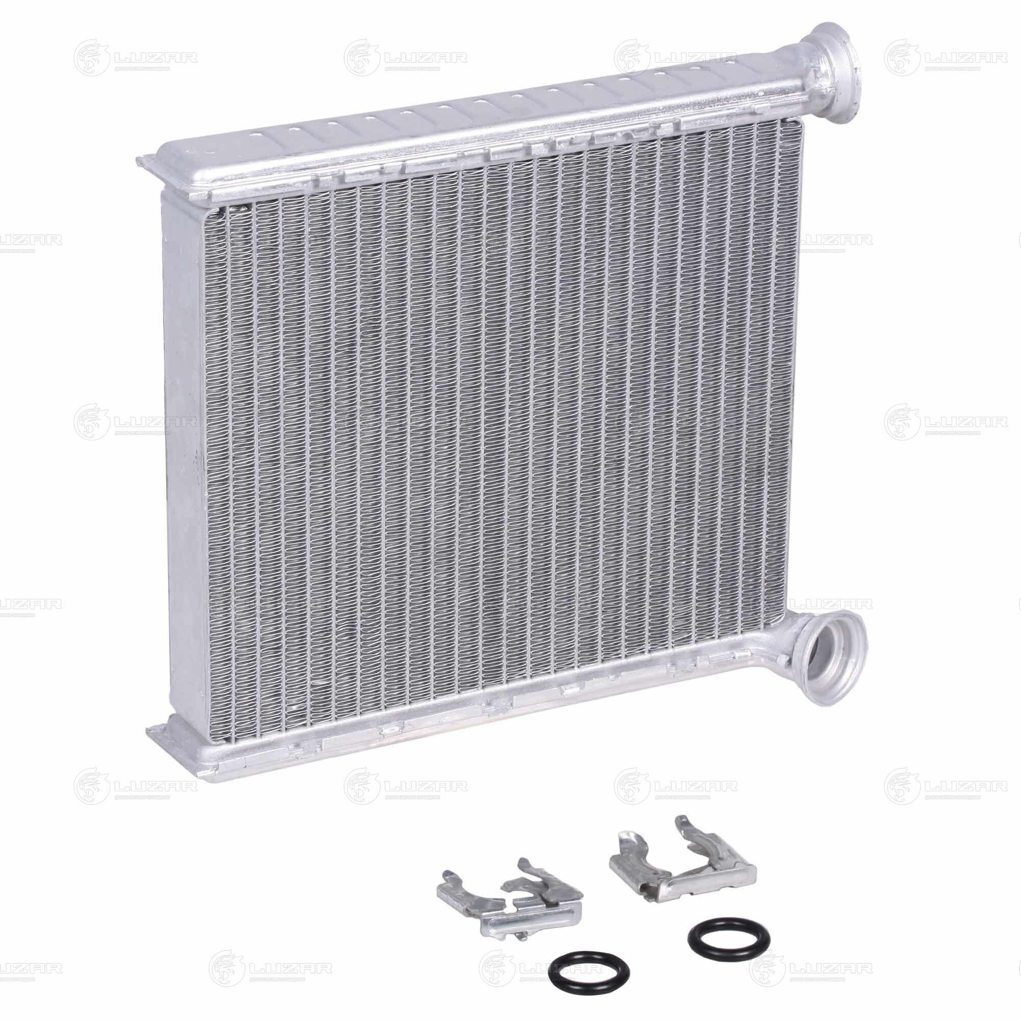 Радиатор отопителя LUZAR LRH1835, для VW Jetta, алюминий, серый металлик