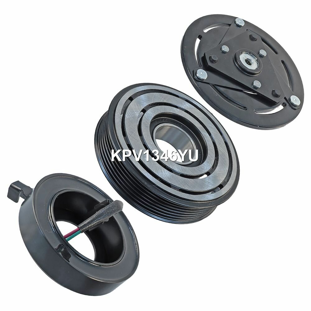 Шкив компрессора кондиционера в сборе Nissan X-Trail Renault Scеnic Laguna Megane