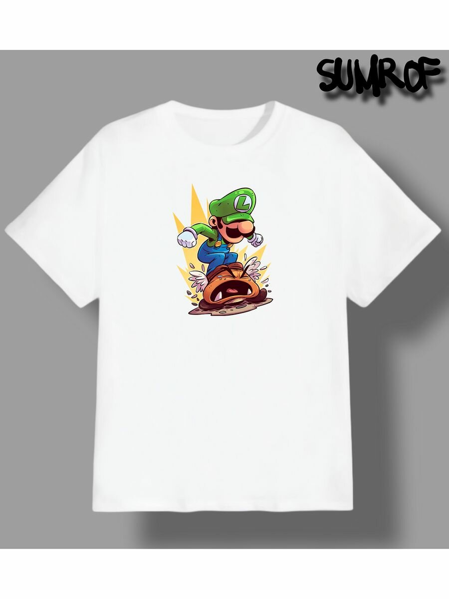 Футболка супер марио луиджи