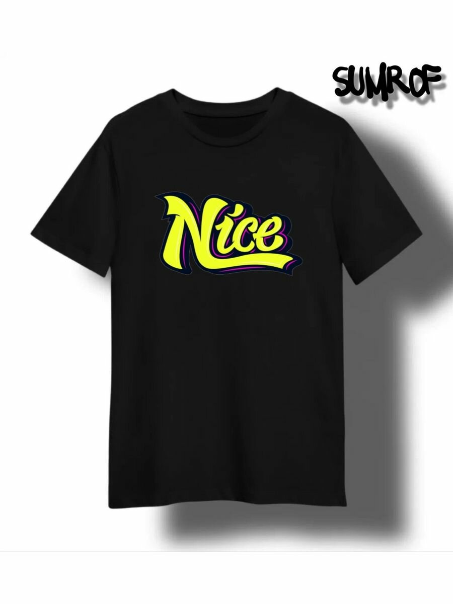 Футболка Zerosell надпись nice
