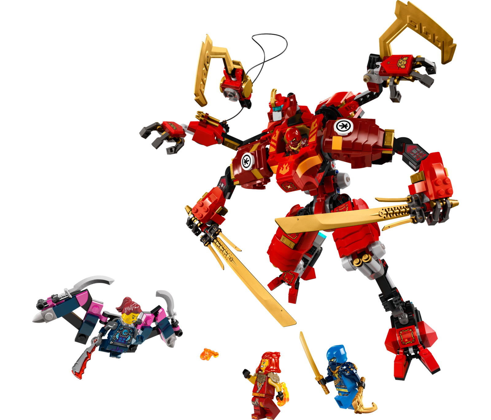LEGO NINJAGO 71812 - Робот-скалолаз Кая