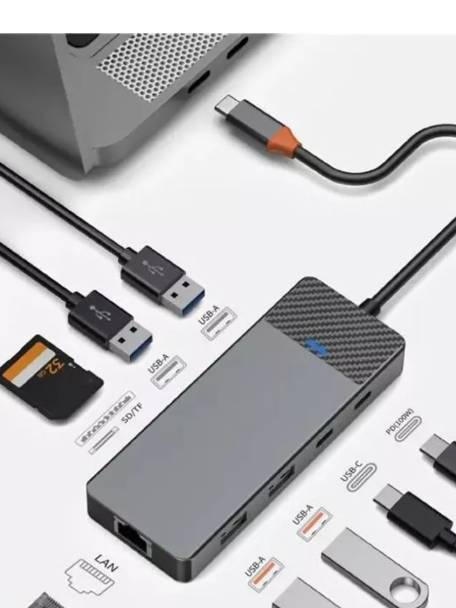 Хаб 9в1 WIWU A923RPT Адаптер USB-C