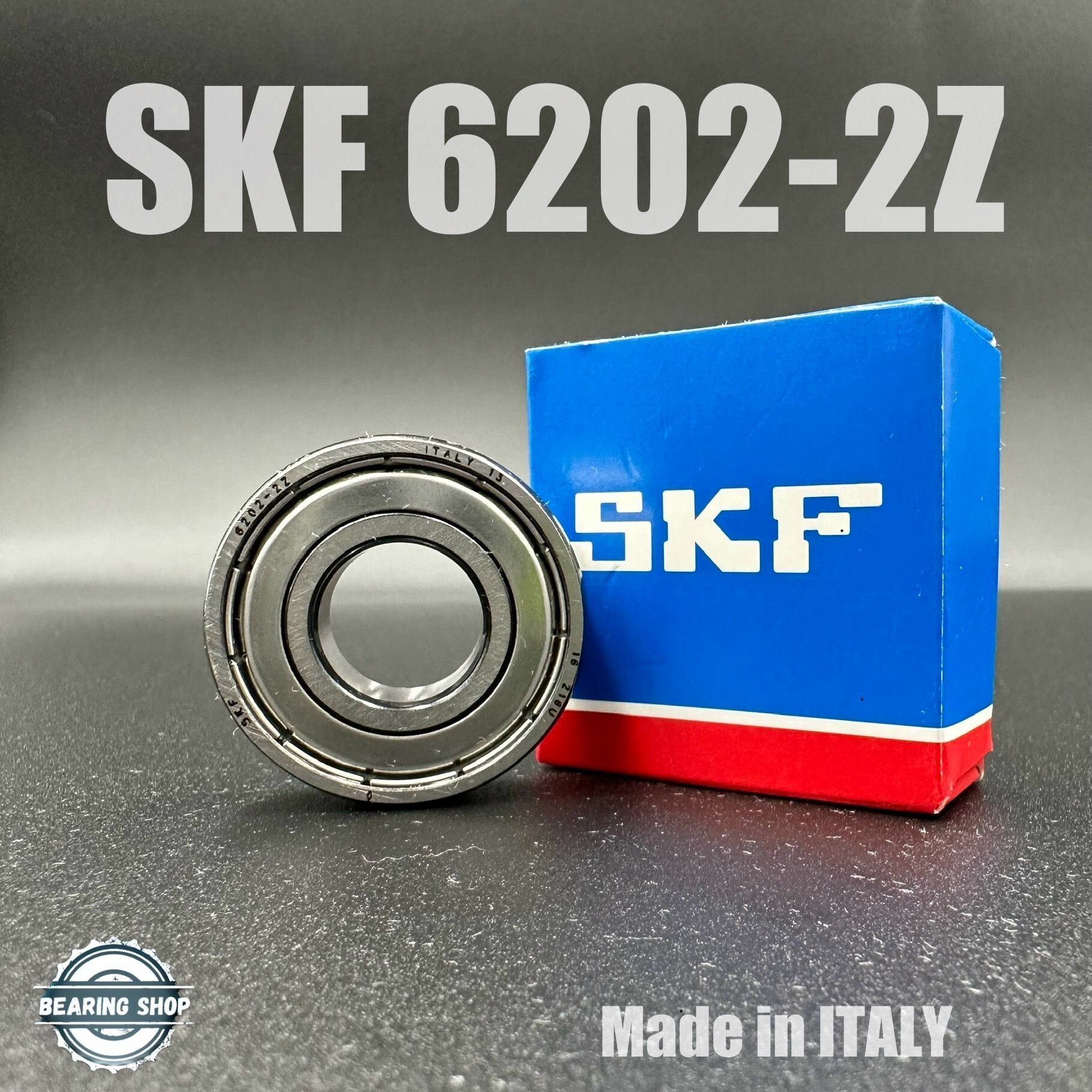 Подшипник SKF 6202-2Z (80202) 15*35*11 Made in Italy