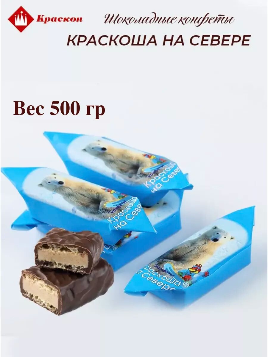 Шоколадные конфеты Краскоша на Севере 500 гр