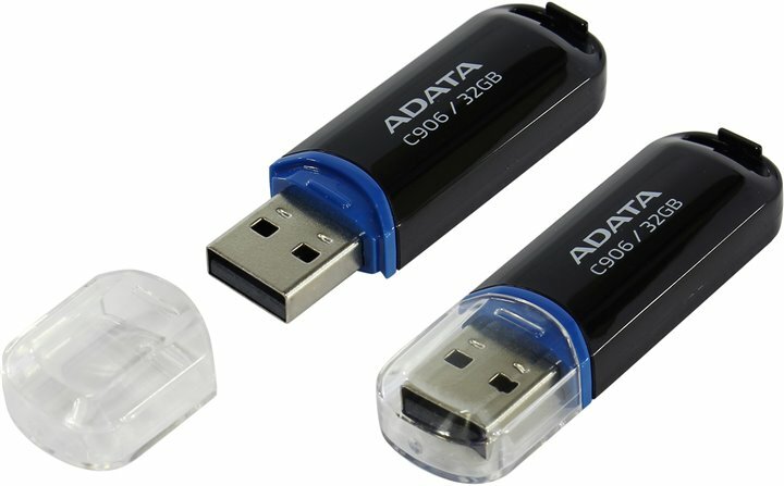 Флешка Adata C906 32GB black