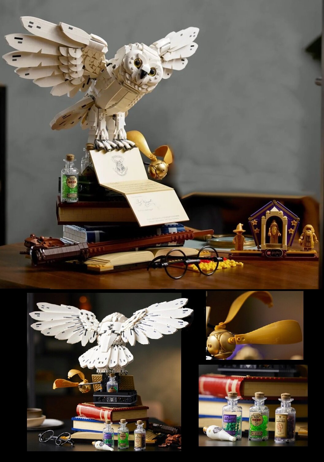 Конструктор Lepin Вселенная Гарри Потера Сова Букля, детализация, с фигурками, 3010 деталей - LE-6999