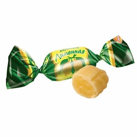 Конфеты карамель Лимонная 1 кг Рот Фронт