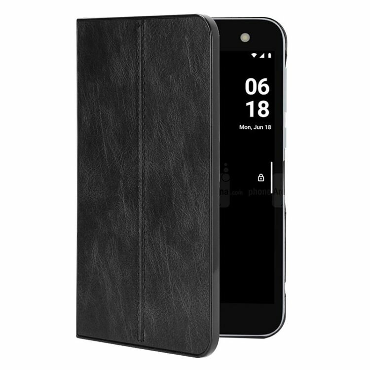 Тонкий кожаный чехол MyPads противоударный для Microsoft Surface Duo