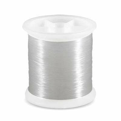 Мононить (леска) 0,12 мм (20 бобин) белая