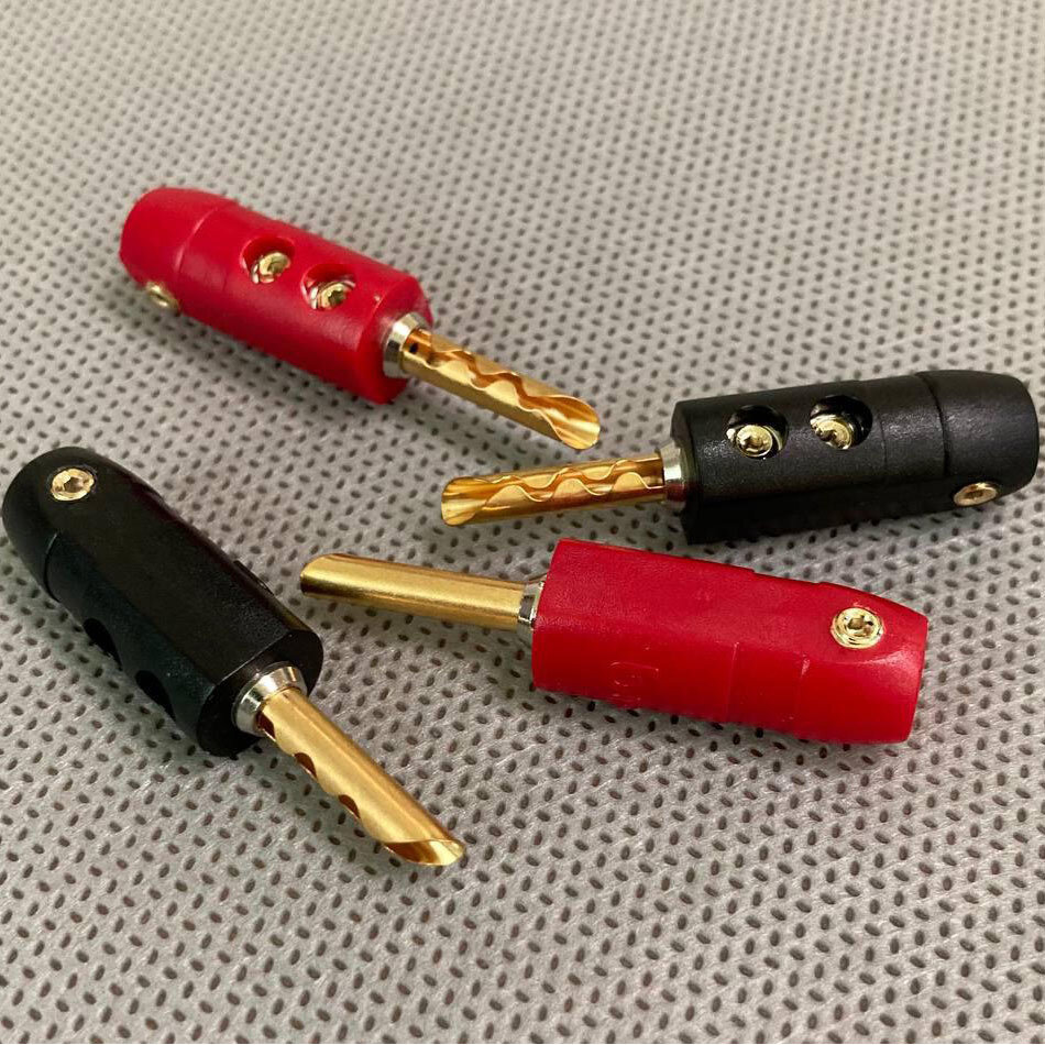 Разъем "Банана" Audioquest SureGrip300 BFA/Banana Gold (Set 4)