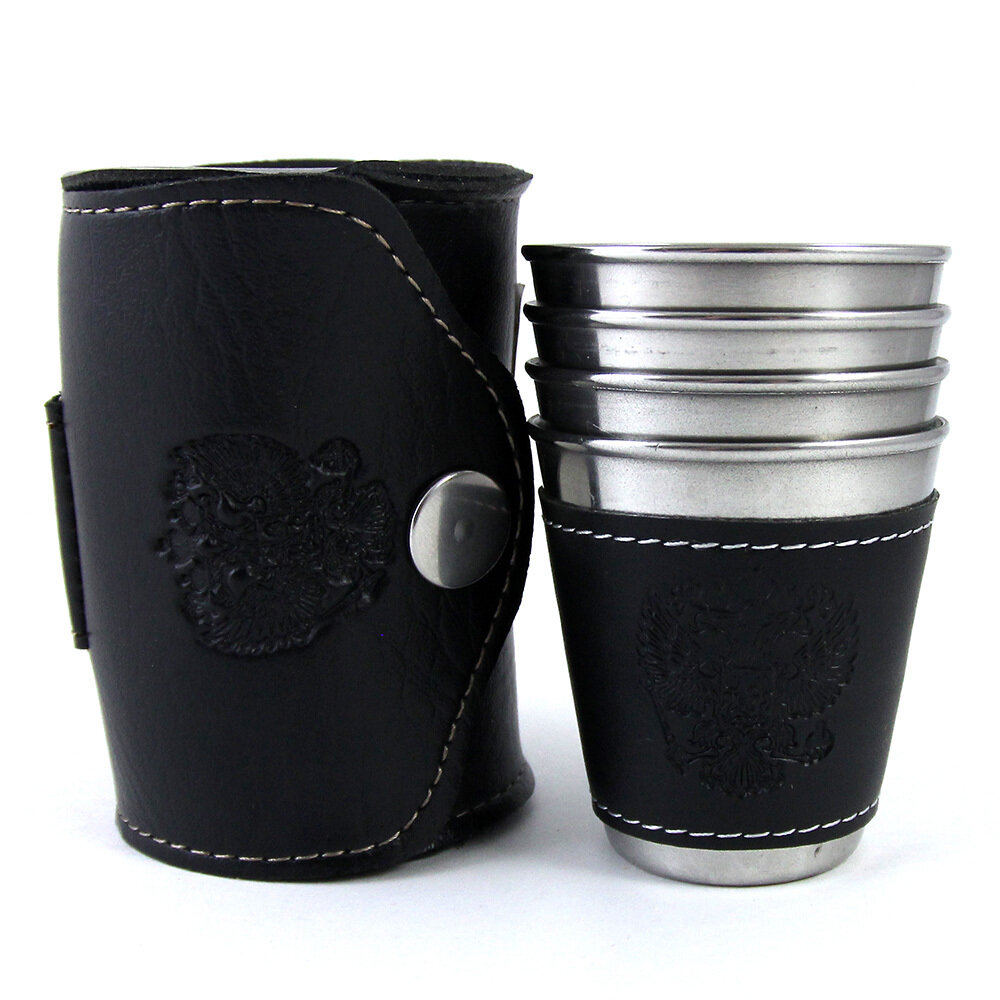 Набор стопок в чехле "Герб"