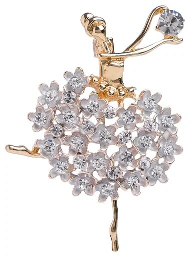 Брошь, стразы